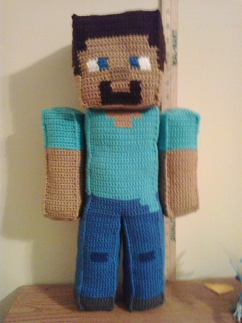 Ravelry: Steve Minecraft pattern by Christjan Bee
