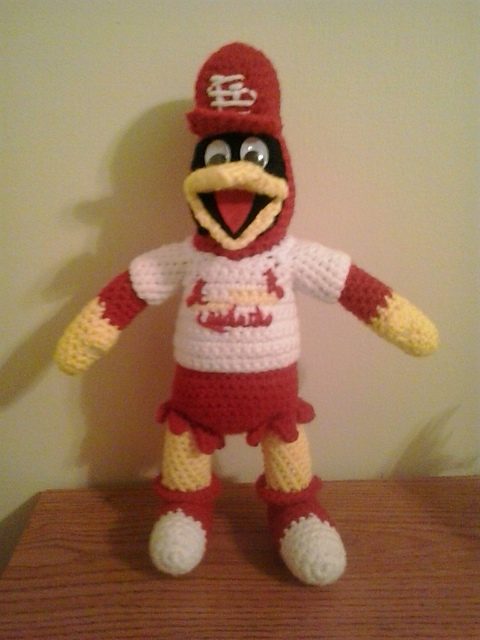Ravelry: St. Louis Cardinals' Fredbird pattern by Christjan Bee