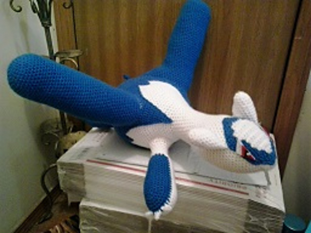 Ravelry: #381 Enlarged Latios (Pokemon) pattern by Christjan Bee