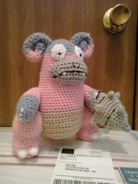 Ravelry: #080 Galarian Slowbro (Pokemon) pattern by Christjan Bee