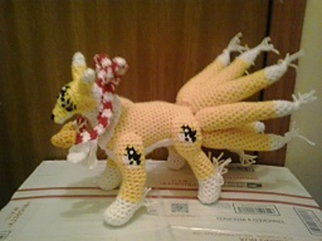 Ravelry: Kyubimon (Digimon) pattern by Christjan Bee