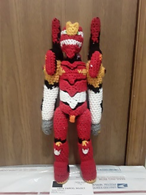 Ravelry: Eva Unit-02 (Neon Genesis Evangelion) pattern by Christjan Bee