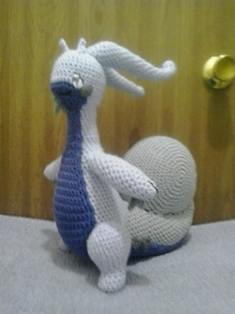 Ravelry: #706 Hisuian Goodra (Pokemon) pattern by Christjan Bee