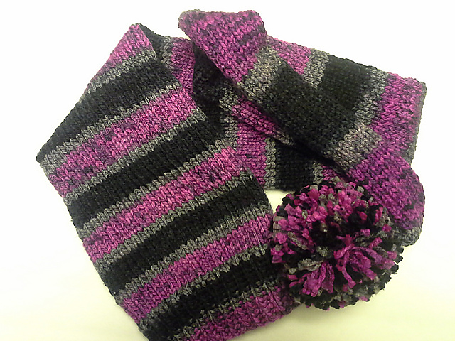 Ravelry: Harf (hat & scarf combo) pattern by Carina Barron