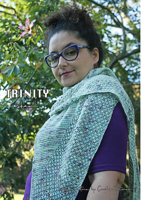 Ravelry: TRINITY Shawl pattern by Cecilia Paterno
