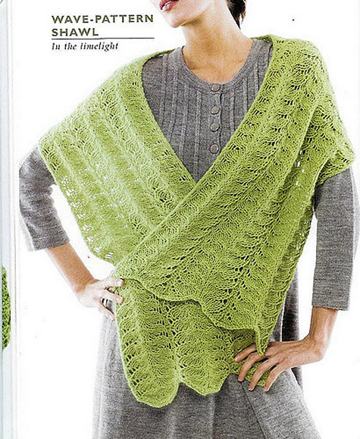 Ravelry: Wave-Pattern Shawl pattern by Cecily Glowik MacDonald