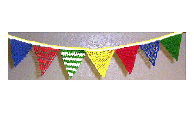 Ravelry: Pennant Banner - Mixed pattern by Cecinatrix