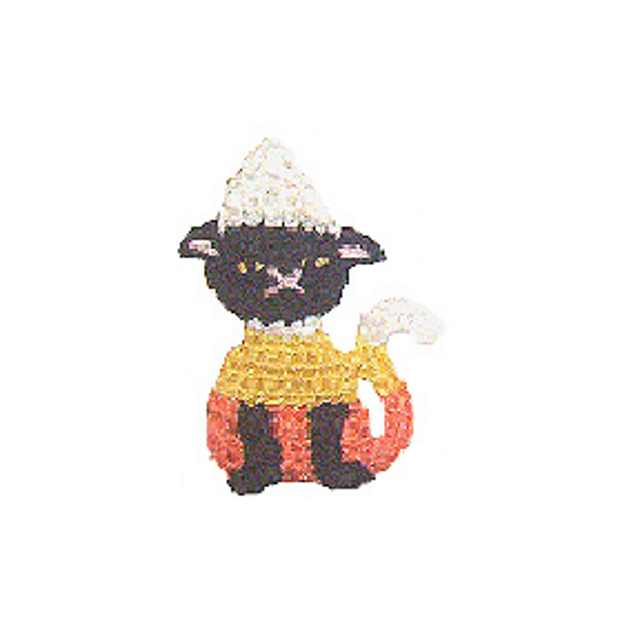 Ravelry: Kitty Corn Applique pattern by Cecinatrix