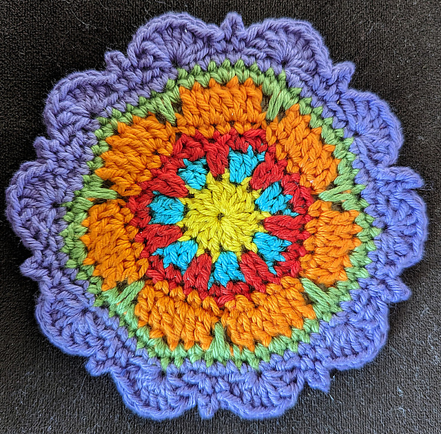 Ravelry: Flowerness Coaster pattern by CarrieJoy Designs