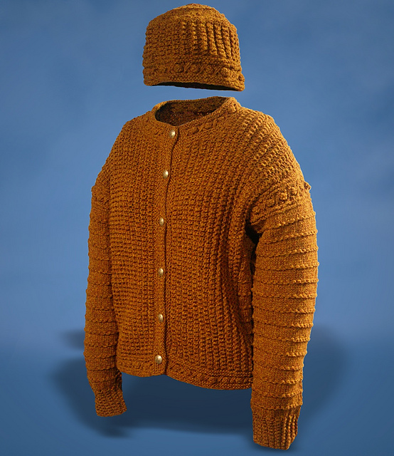 Ravelry: Autumn Jacket & Hat pattern by Anna Zilboorg