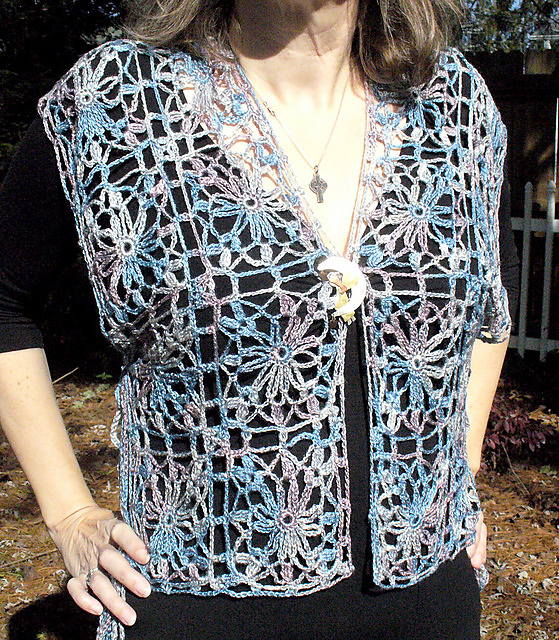 Ravelry: Solstice Sunrise Vest pattern by Deborah E. Burger