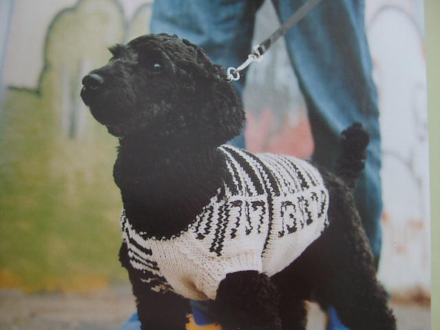 Ravelry: Barcode Dog Coat pattern by Erika Knight