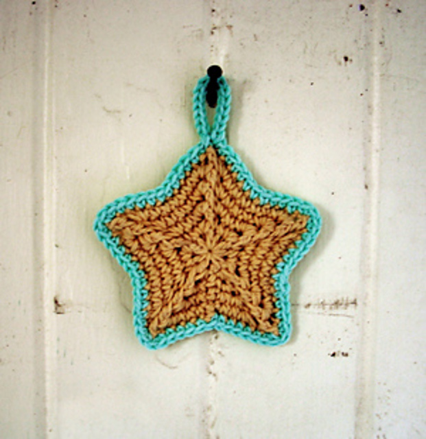 Ravelry: 48-50 star scrubber pattern by Hamanaka Kikaku (ハマナカ企画)