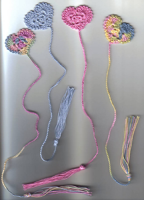 Ravelry: Rustic Heart Bookmark pattern by Amelia Beebe