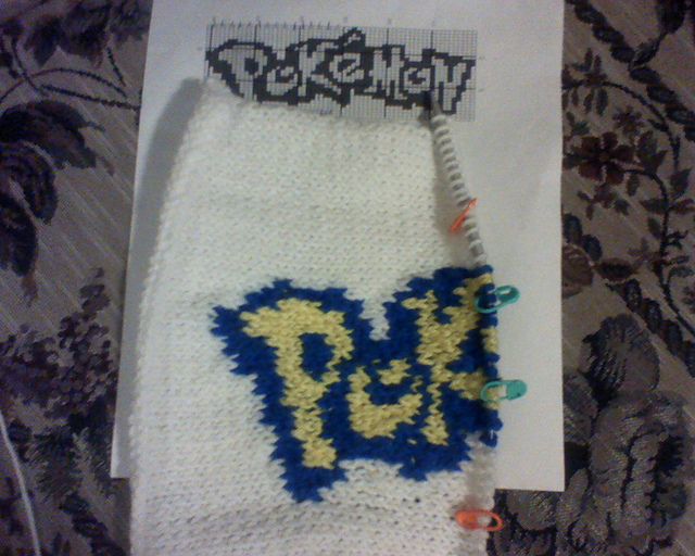 Ravelry: Pokemon Logo Chart pattern by Sarah Bradberry