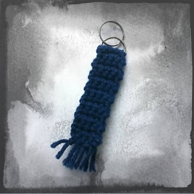 Ravelry: Sherlock Scarf Keychain pattern by Chaotic Desk