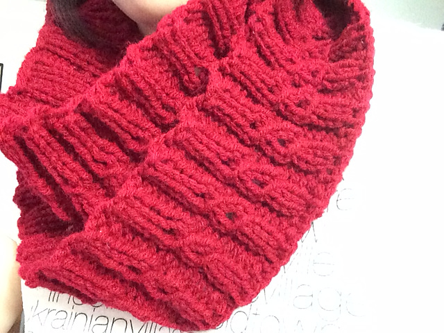 Ravelry: Mock Cable Infinity Scarf pattern by Chase Kimball