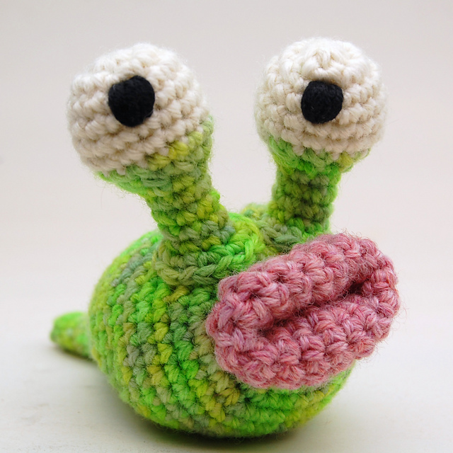 Ravelry: Crochet Garden Slug Amigurumi Pattern pattern by cheezombie