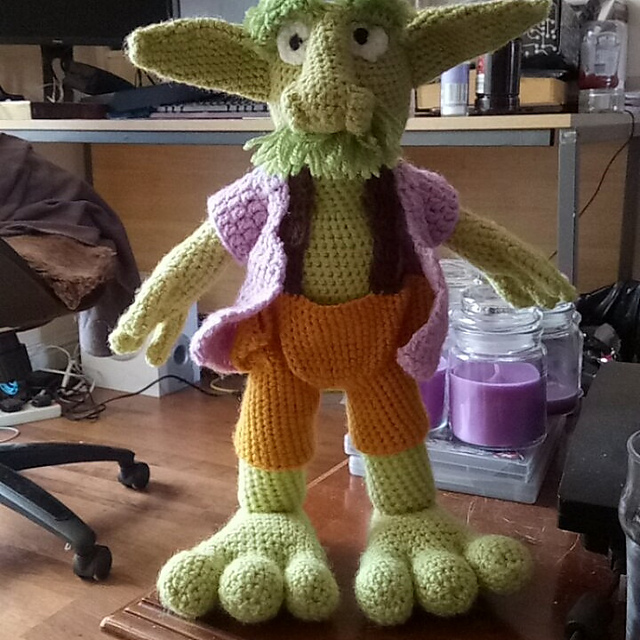 Ravelry: Burgen the goblin pattern by Laura LooLoo Campbell
