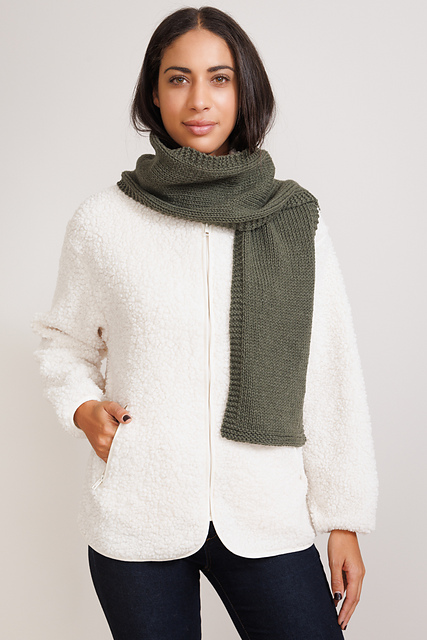 Ravelry: Stockinette Stitch Scarf pattern by Row House