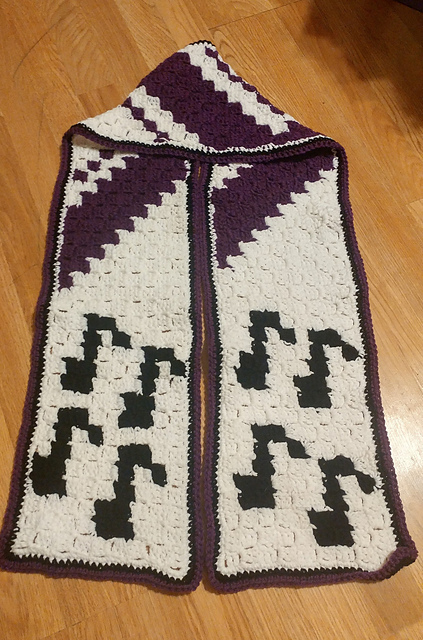 Ravelry: Musical C2C Scarf pattern by kimdesign