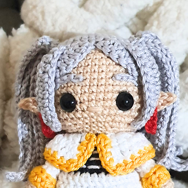 Ravelry: chibi Frieren pattern by Maria Manika