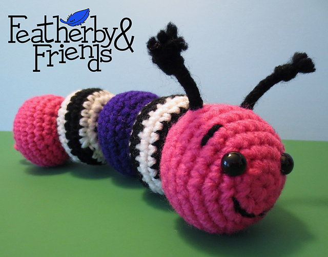 Ravelry: Caterpillar Grasping Toy pattern by Alicia English