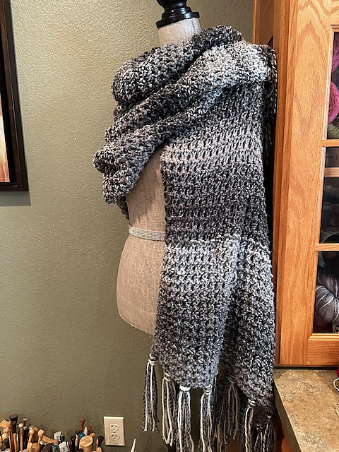 Ravelry: Garter Twist Knit Stitch Prayer Shawl pattern by Louis Chicquette