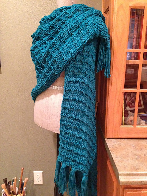 Ravelry: Double Andalusian Stitch Prayer Shawl pattern by Louis Chicquette
