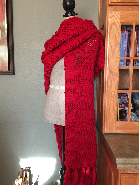 Ravelry: Roman Stitch Prayer Shawl pattern by Louis Chicquette