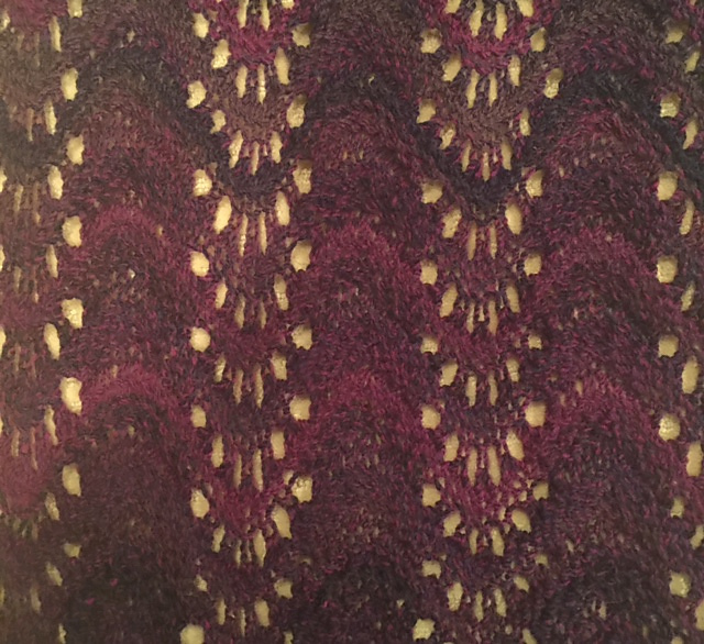 Ravelry: Old Shale Pattern Prayer Shawl pattern by Louis Chicquette