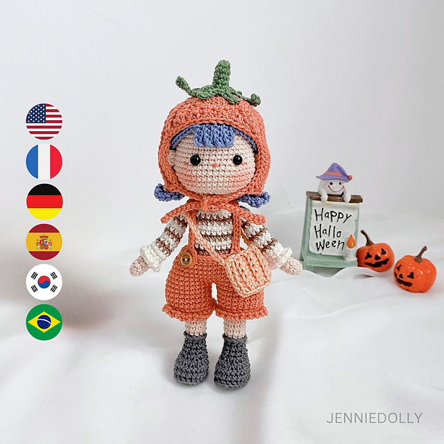 Ravelry: Grace The Pumpkin pattern by Jennie Dolly