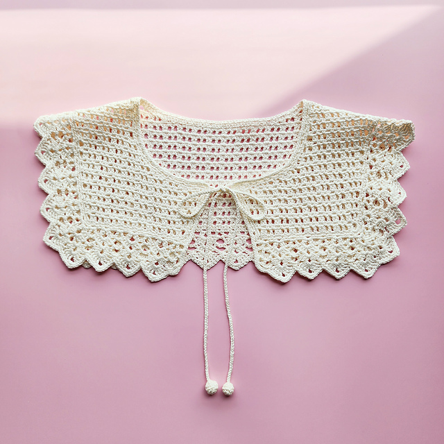 Ravelry: #07 Square Collar pattern by Mariko Oka (岡まり子)