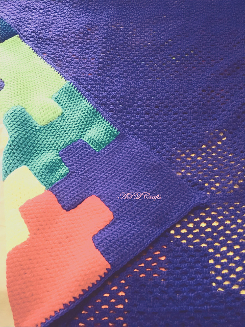 Ravelry: Autism Spectrum Blanket 2pc pattern by Alicia Baines