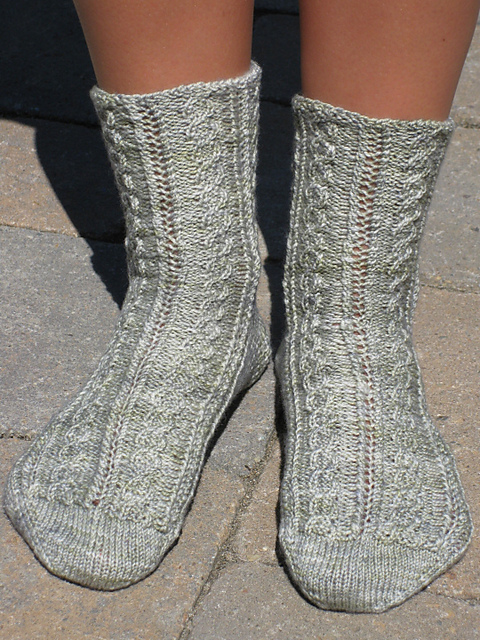 Ravelry: Chutes and Ladders Socks pattern by Chrissy Gardiner