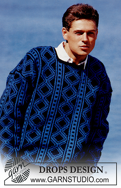 Ravelry: 7-11 Jumper with pattern borders pattern by DROPS design