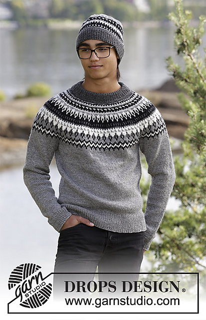 Ravelry: 185-1 a Dalvik sweater pattern by DROPS design