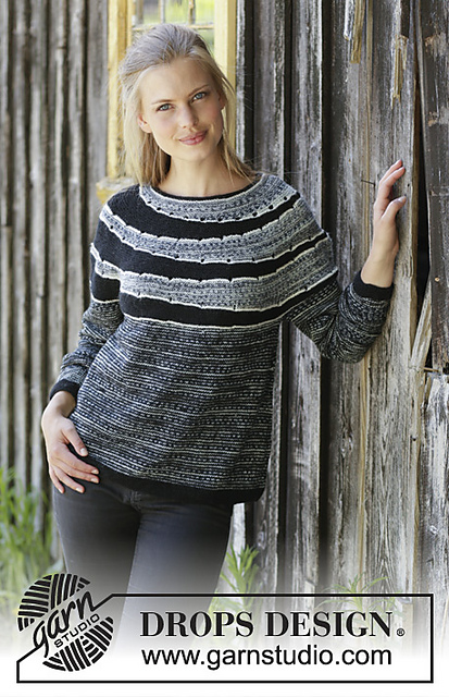 Ravelry: 195-3 Fading Circles pattern by DROPS design
