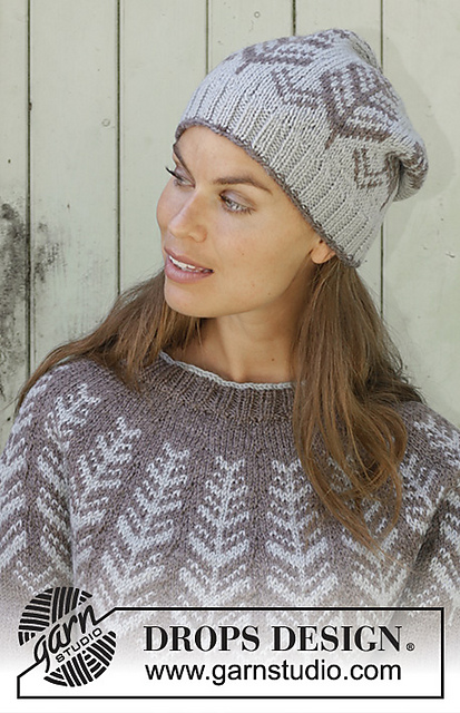 Ravelry: 196-23 b Inner Circle Hat pattern by DROPS design