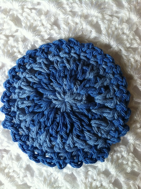Ravelry: "Blueberry Delight" Crochet Coaster Set pattern by Christine Longe