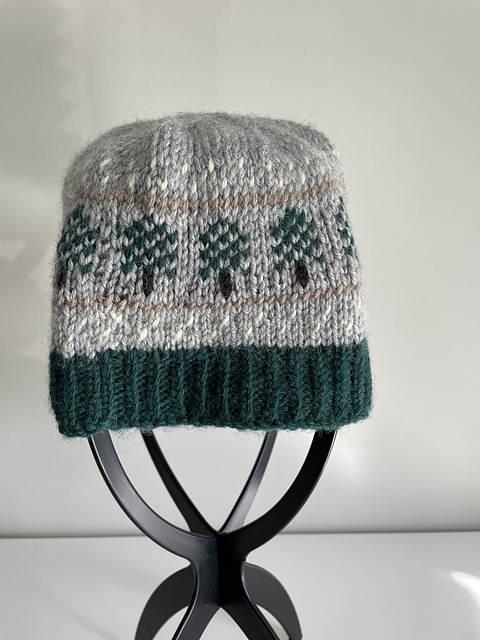 Ravelry: Fir Tree Fair Isle Hat pattern by Christy M Makes
