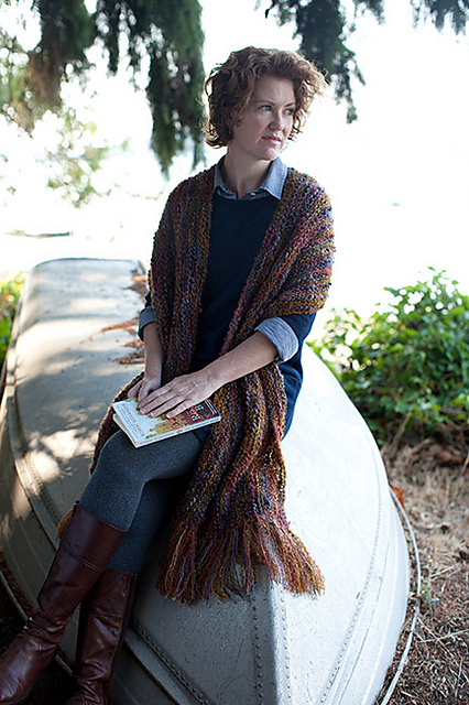 Ravelry: Magic Three-Yarn Scarf & Wrap pattern by Churchmouse Yarns and ...