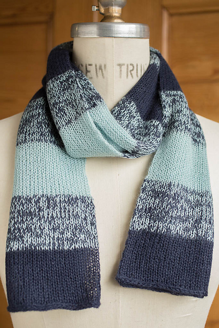 Ravelry: 80-20 Scarf pattern by Churchmouse Yarns and Teas