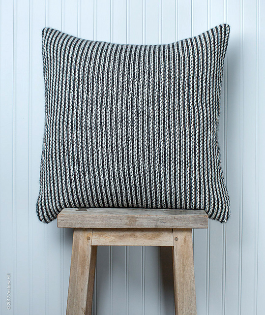 Ravelry: Graphic Striped Pillow Cover pattern by Churchmouse Yarns and Teas
