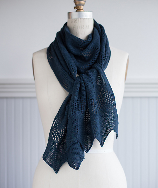 Ravelry: Chevron Lace Scarf pattern by Churchmouse Yarns and Teas