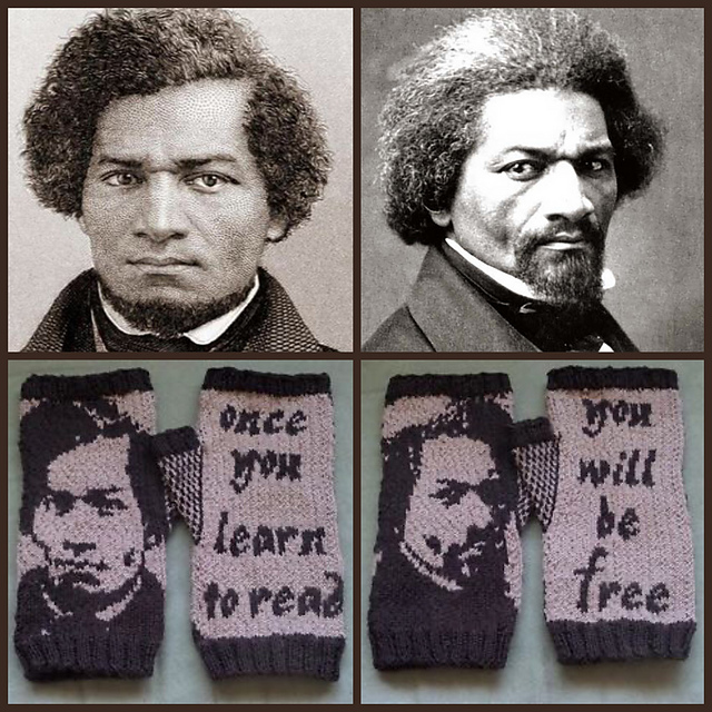 Ravelry: BLM Frederick Douglass pattern by Peggy Fagan