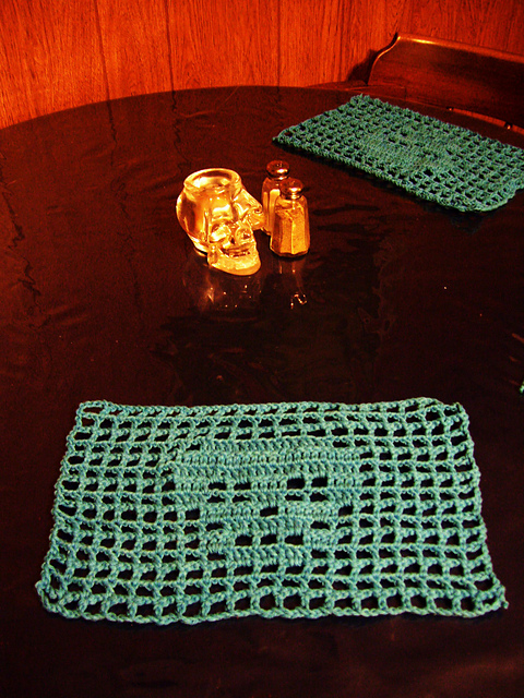 Ravelry: All souls' day place setting pattern by Cupcake Moreno