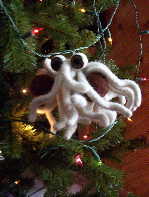 Ravelry: Flying Spaghetti Monster Ornament pattern by Shelly Hattan