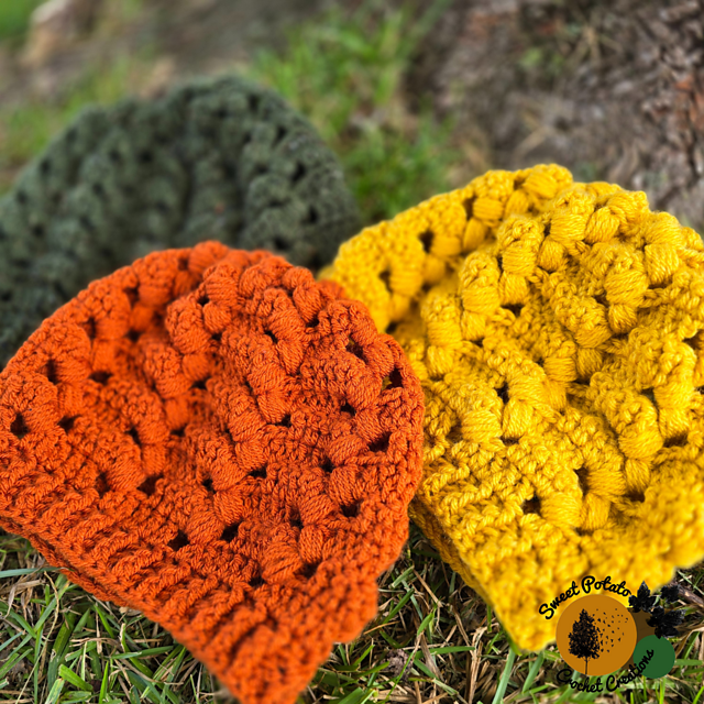 Ravelry: Stepping Into Fall Hat pattern by Sweet Potato Crochet Creations