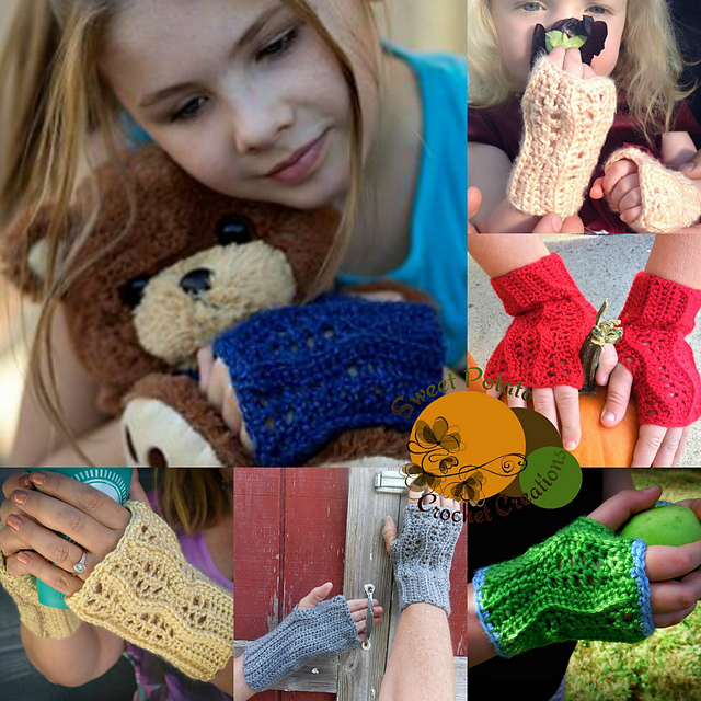 Ravelry: Chelsea Waves Fingerless Gloves pattern by Sweet Potato ...